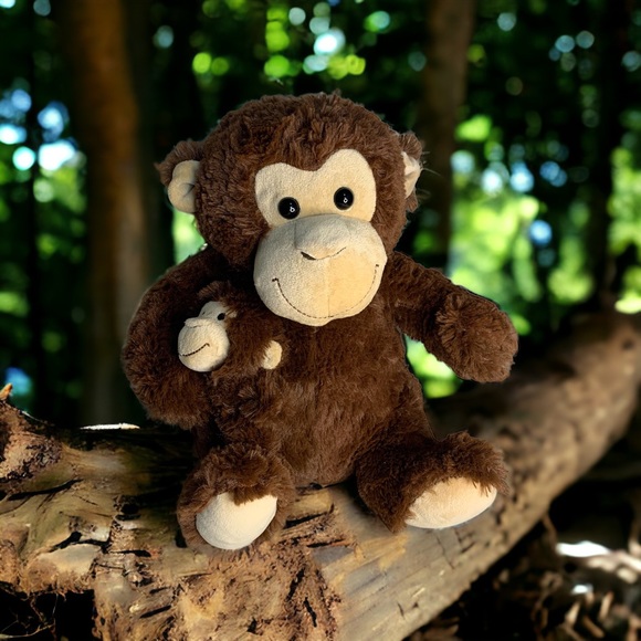 Plush Creations | Toys | Plush Creations Chimpanzee Holding A Baby ...
